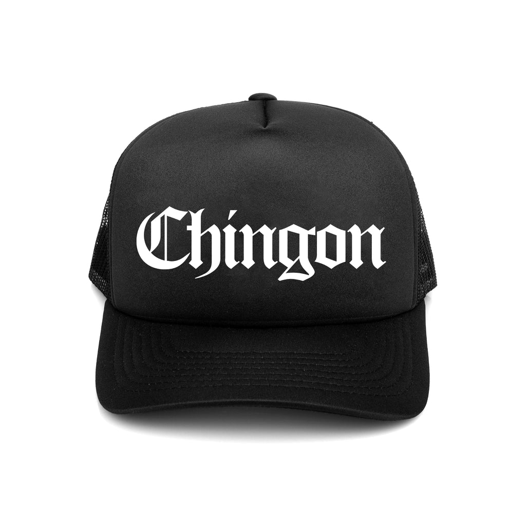 Chingon "Black" Trucker Hat – GeorgeLopezStore