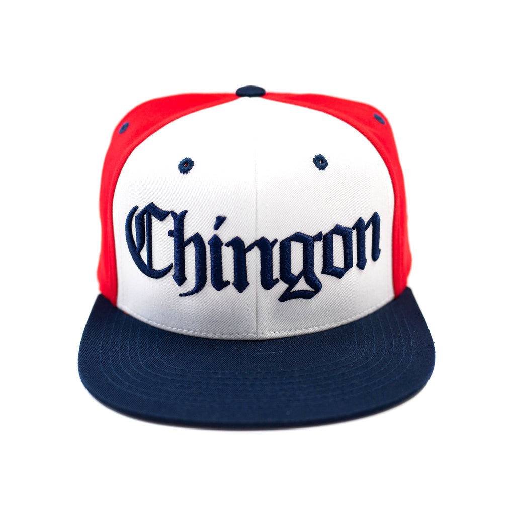 Chingon "Red/White/Blue" Snapback Hat – GeorgeLopezStore